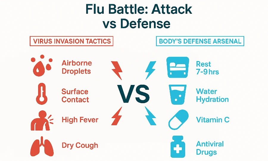 How To Get Rid Of The Flu And Cold Fast | Suplint